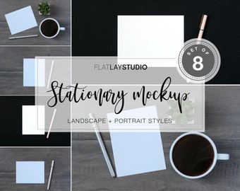 Sophisticated Flat Lays Mockups by FlatLayStudio on Etsy