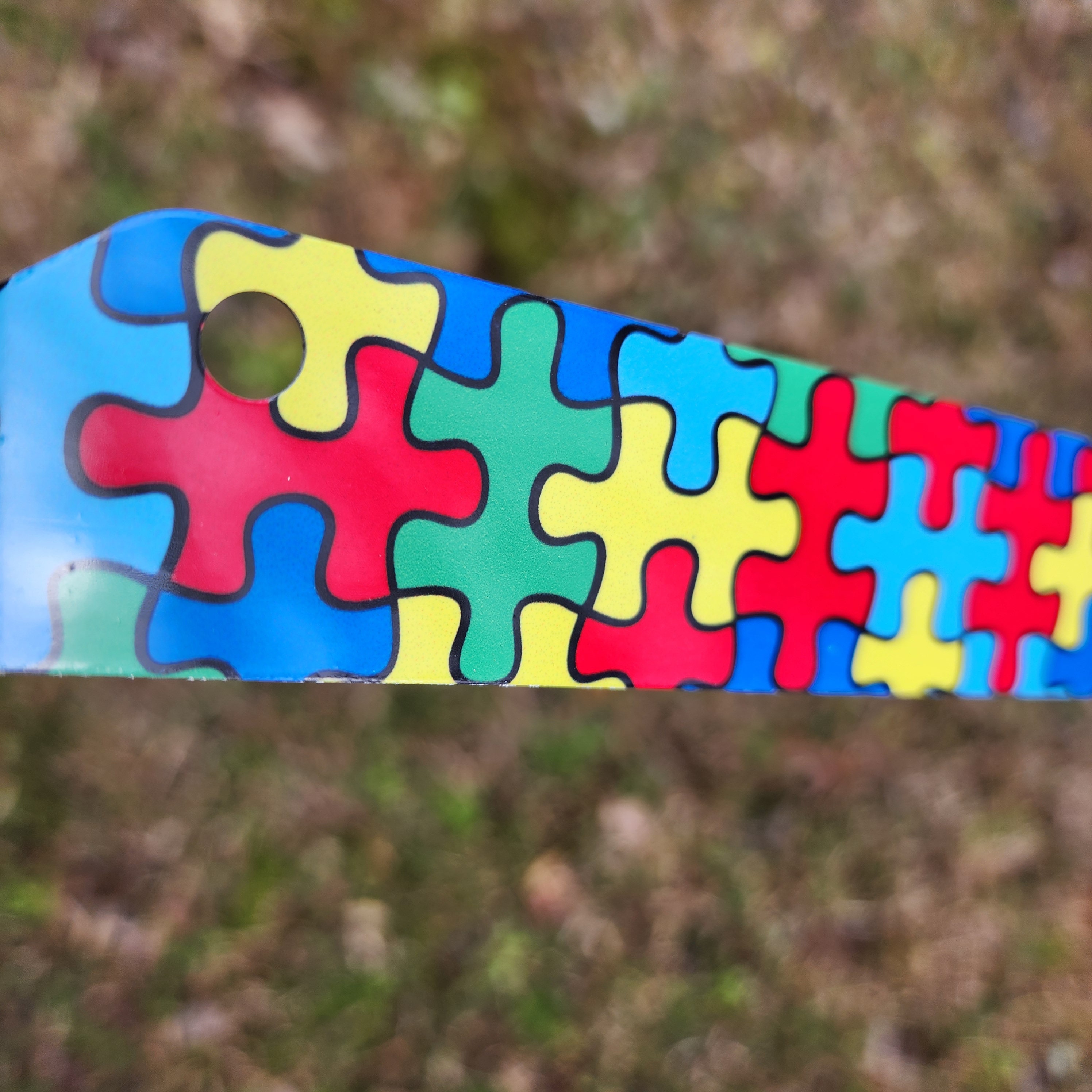 Autism Puzzle Pieces License Plate Frame - Car Accessories - License ...