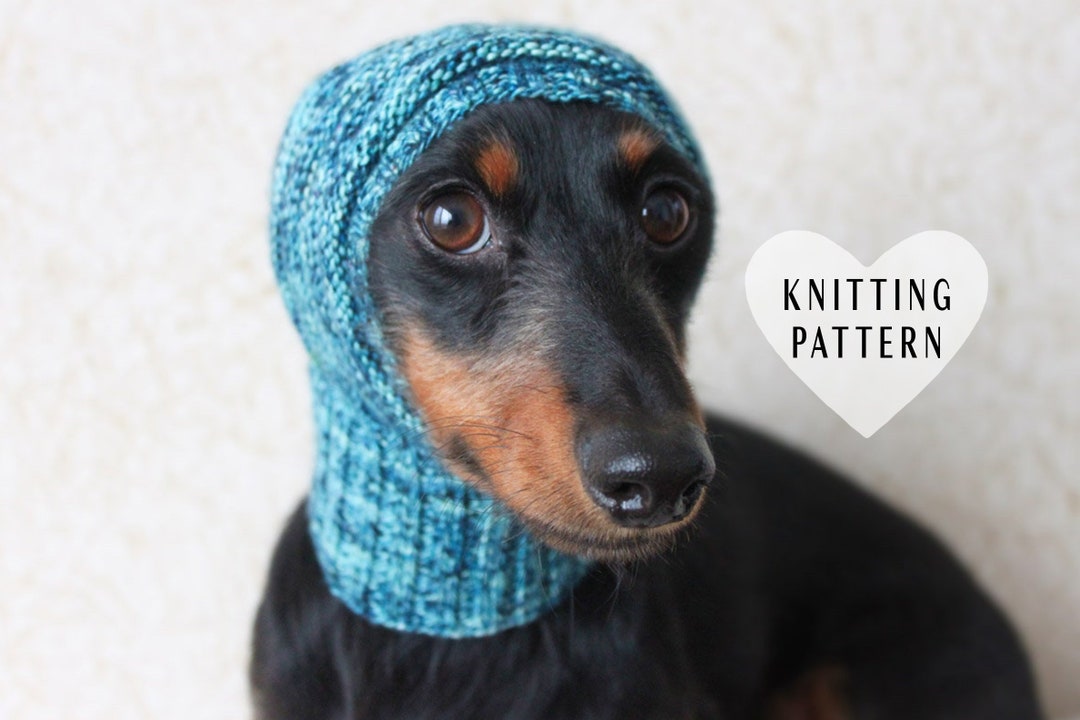 Dachshund Dog Hat Knitting Pattern: Seamless Beehive Design (PDF ...