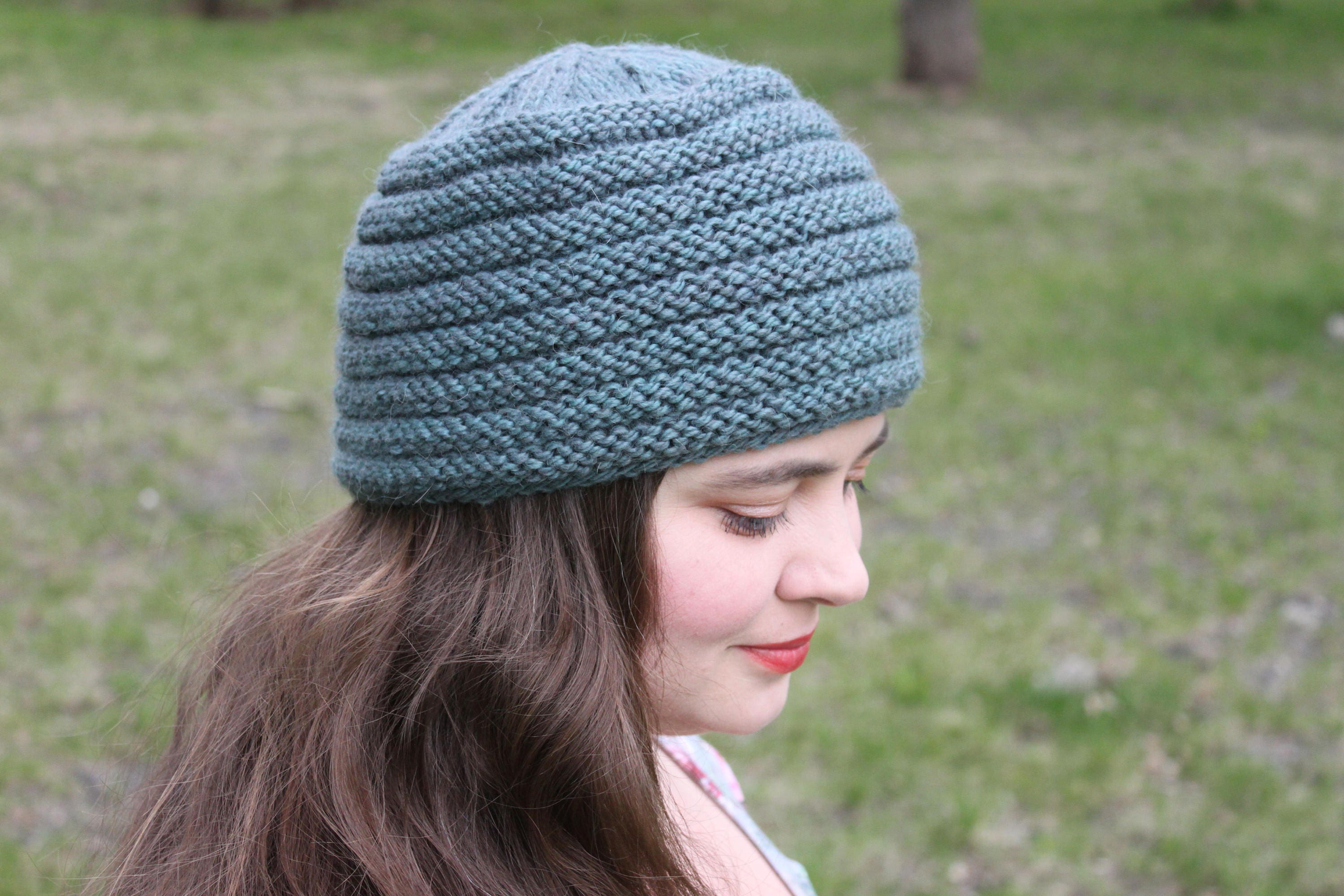 KNITTING PATTERN Comfy Hat knit hat knitted hat beanie | Etsy