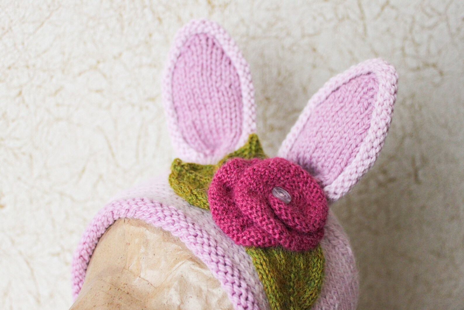 KNITTING PATTERN, Pit Bull Bunny Dog Hat, Dog Snood, Bunny Hat, Large ...