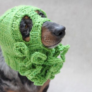 Knitting Pattern, Cthulhu Dog Hat, Knitted Cthulhu Mask, Cthulhu Dog ...