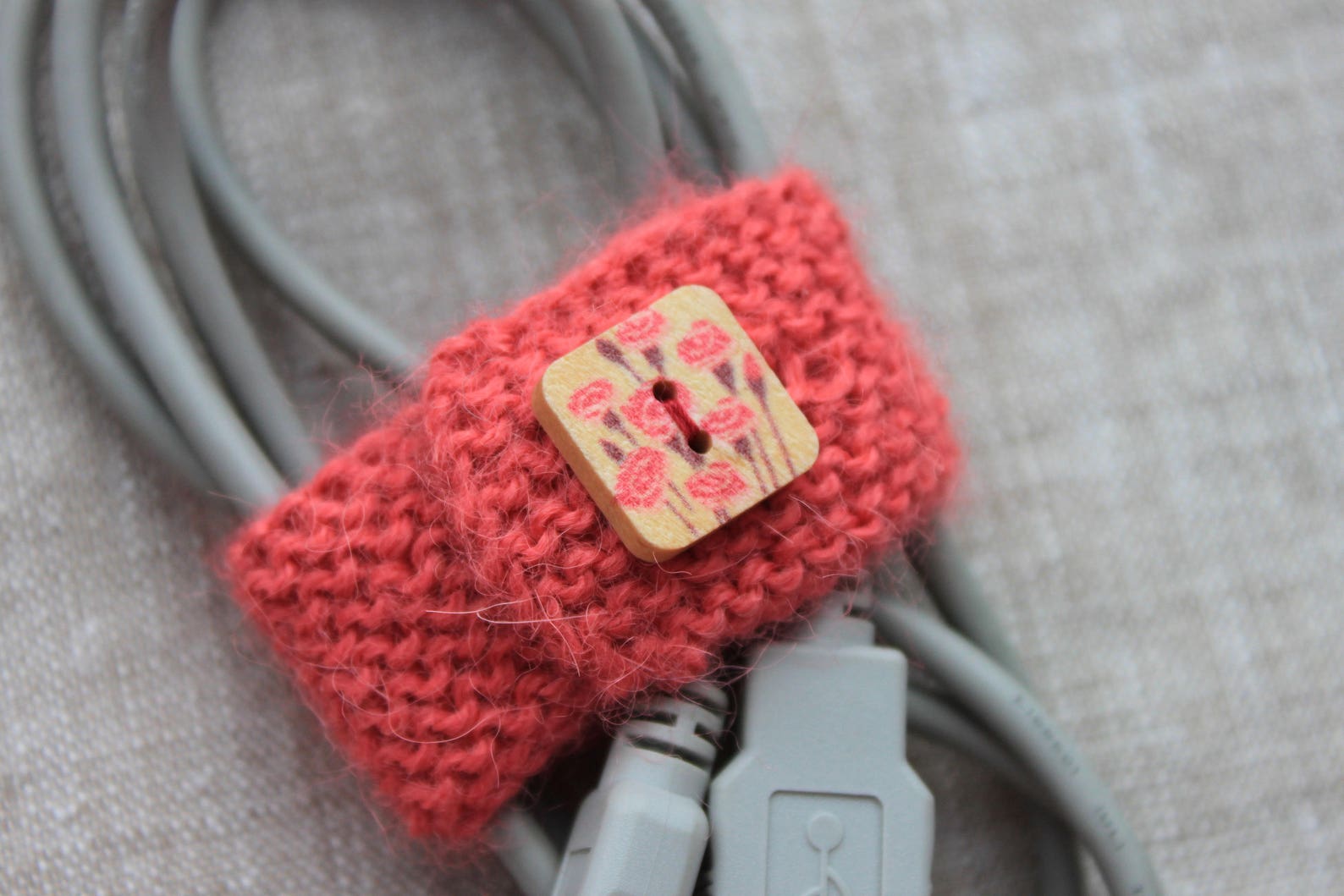 KNITTING PATTERN Cord Organizer Headphones Case Cord - Etsy