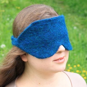 KNITTING PATTERN, Eye Mask, Eye Cover, Sleeping Pillow, Knitted, Eye ...