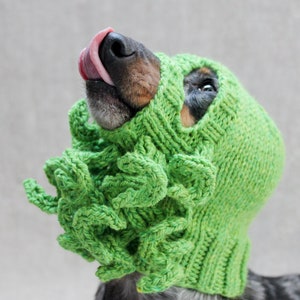 Knitting Pattern, Cthulhu Dog Hat, Knitted Cthulhu Mask, Cthulhu Dog ...