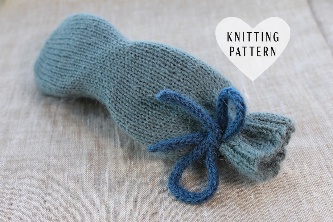 Knitted Sunglasses Case Pattern: Alpaca Eyeglass Holder (PDF Pattern ...