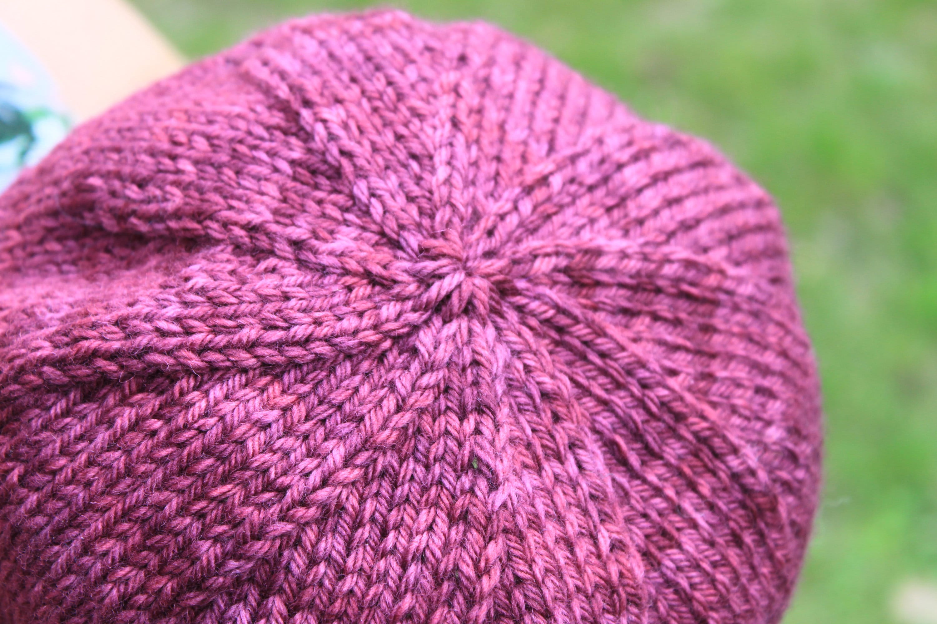 Rolled Edge Hat Knitting Pattern: Beginner Knit Project (PDF Pattern ...