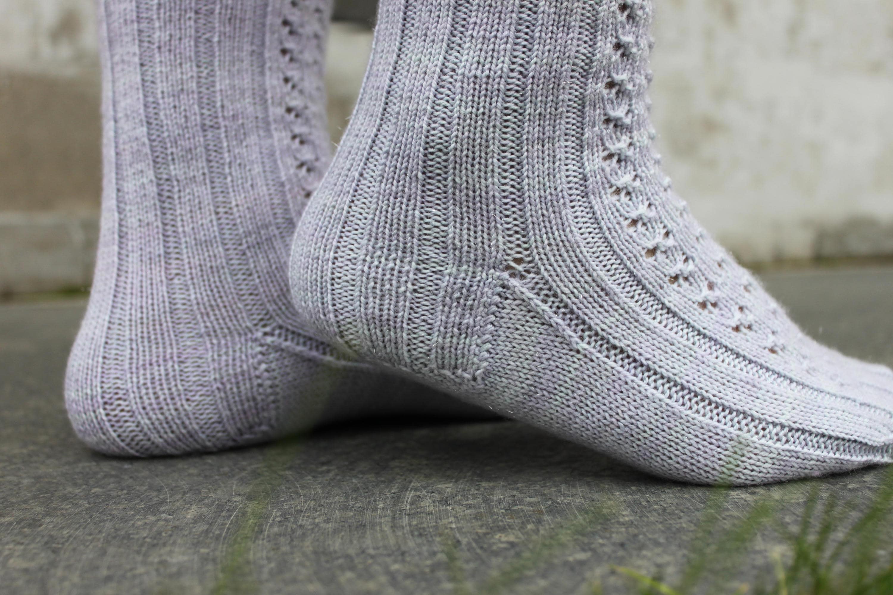 KNITTING PATTERN Knit Lace Socks DIY Knitted Wool | Etsy