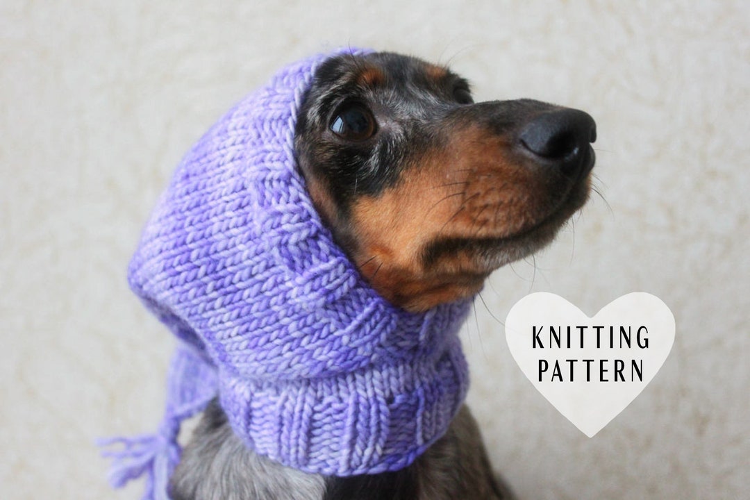 KNITTING PATTERN, Dog Hat, Pet Hat, Dachshund Hat, Mini Dachshund, Pet ...