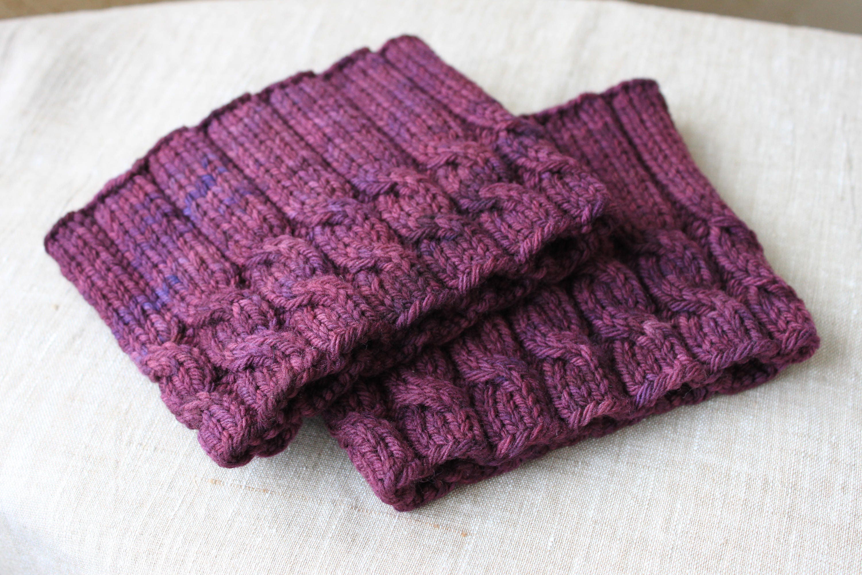 KNITTING PATTERN Boot Toppers Boot Cuffs Cabled Boot Cuffs - Etsy
