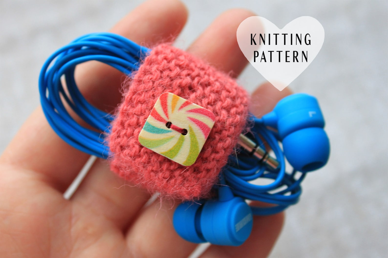 KNITTING PATTERN Cord Organizer Headphones Case Cord - Etsy