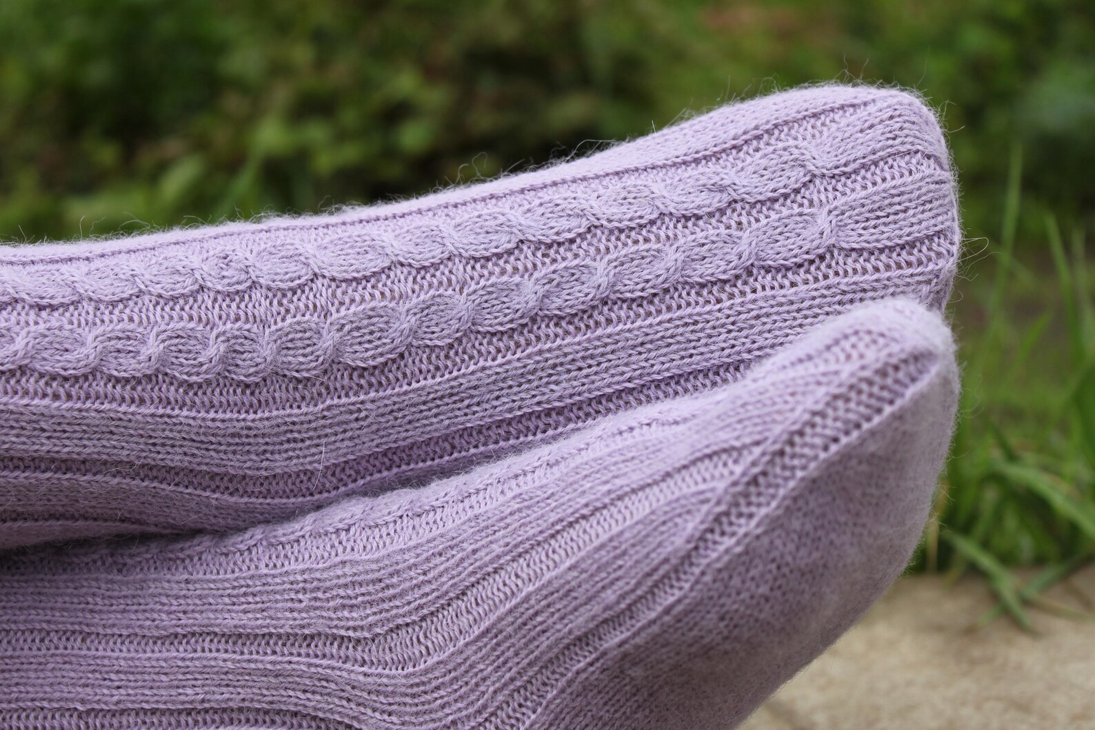 KNITTING PATTERN Awesome Possum Socks Cabled Knit | Etsy