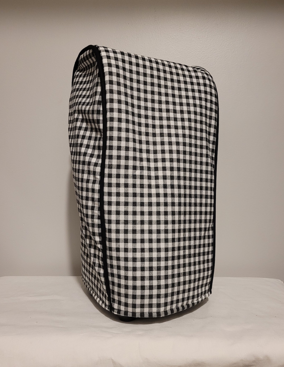 Black Check Food Processor Cover - Etsy