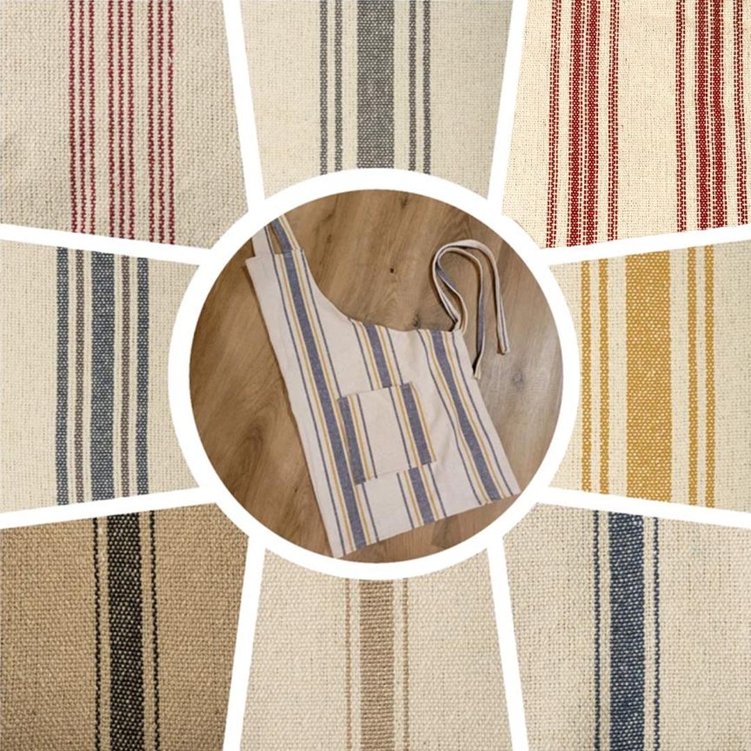 Farmhouse Style Feedsack Apron, 2 Large Pockets, One Size Fits All - Etsy