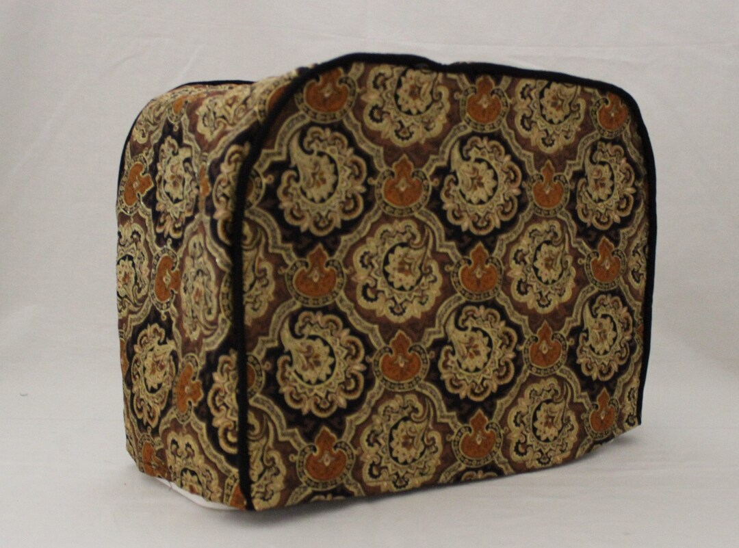 Black Paisley Quilted Sewing Machine and Serger Dust Covers - Etsy
