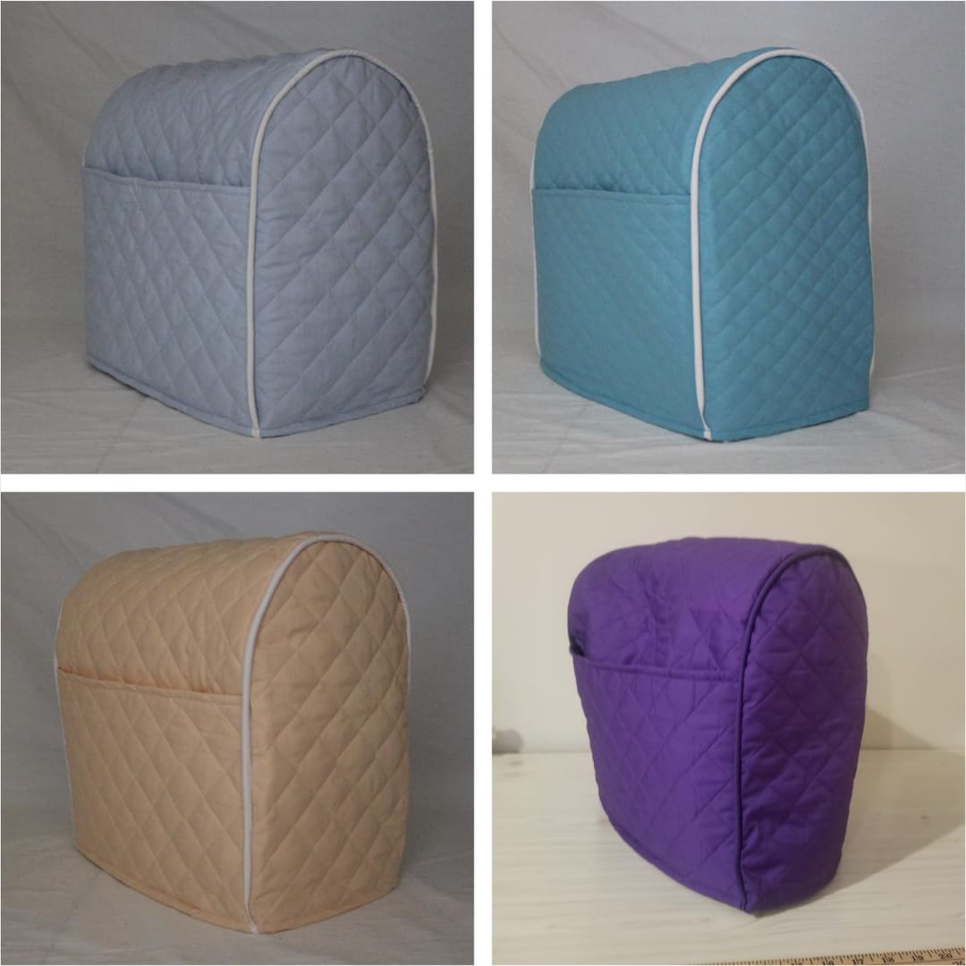 Piped With Pockets Quilted Kitchenaid Mixer Cover - Etsy