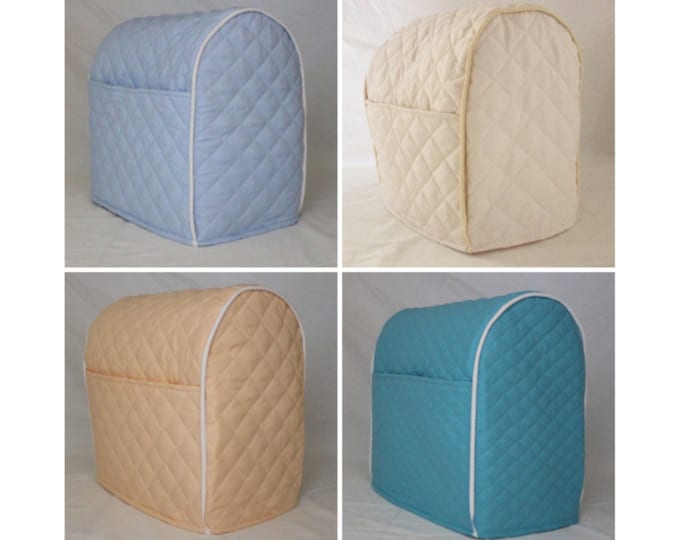 Piped With Pockets Quilted Kitchenaid Mixer Cover - Etsy