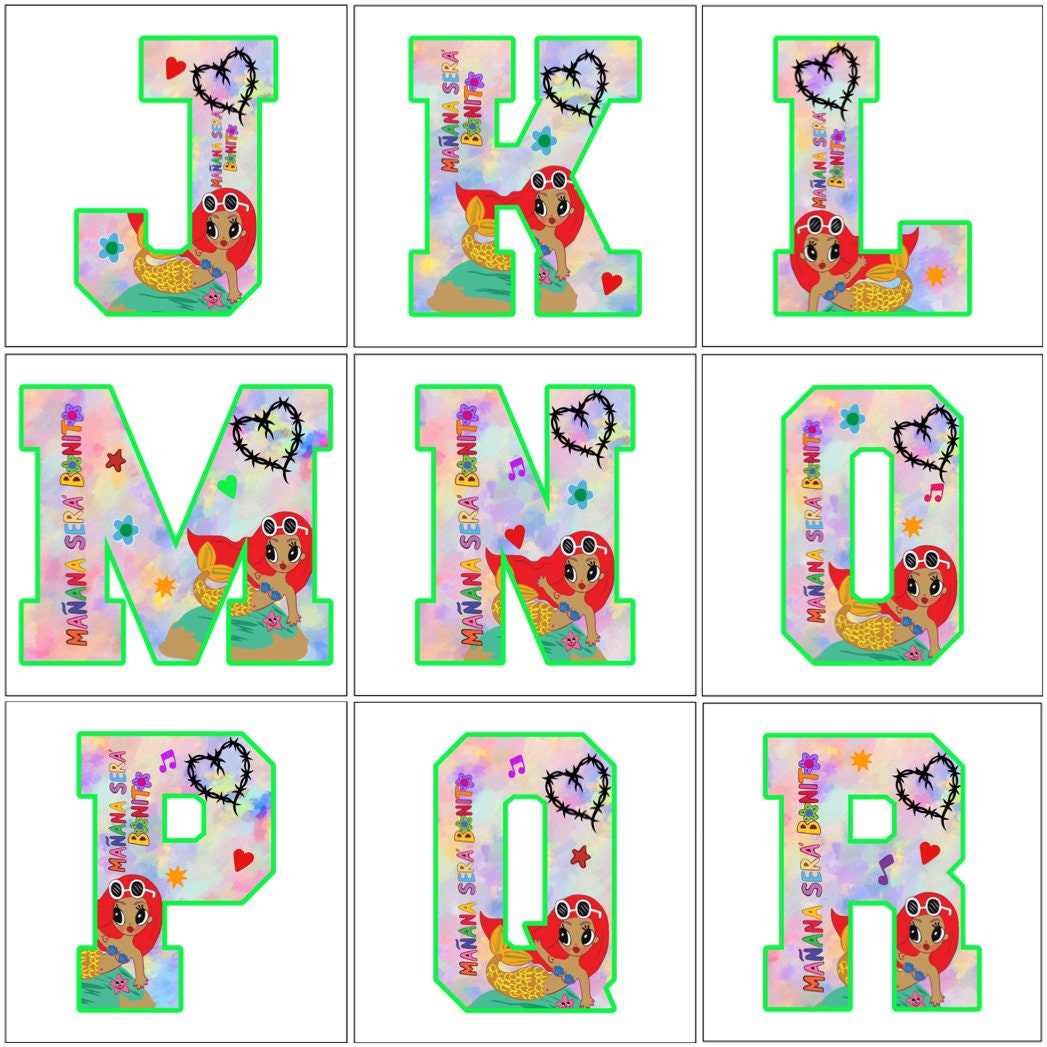 Mañana Sera Bonito, Karol G, Alphabetical Letters Patches, Letras ...