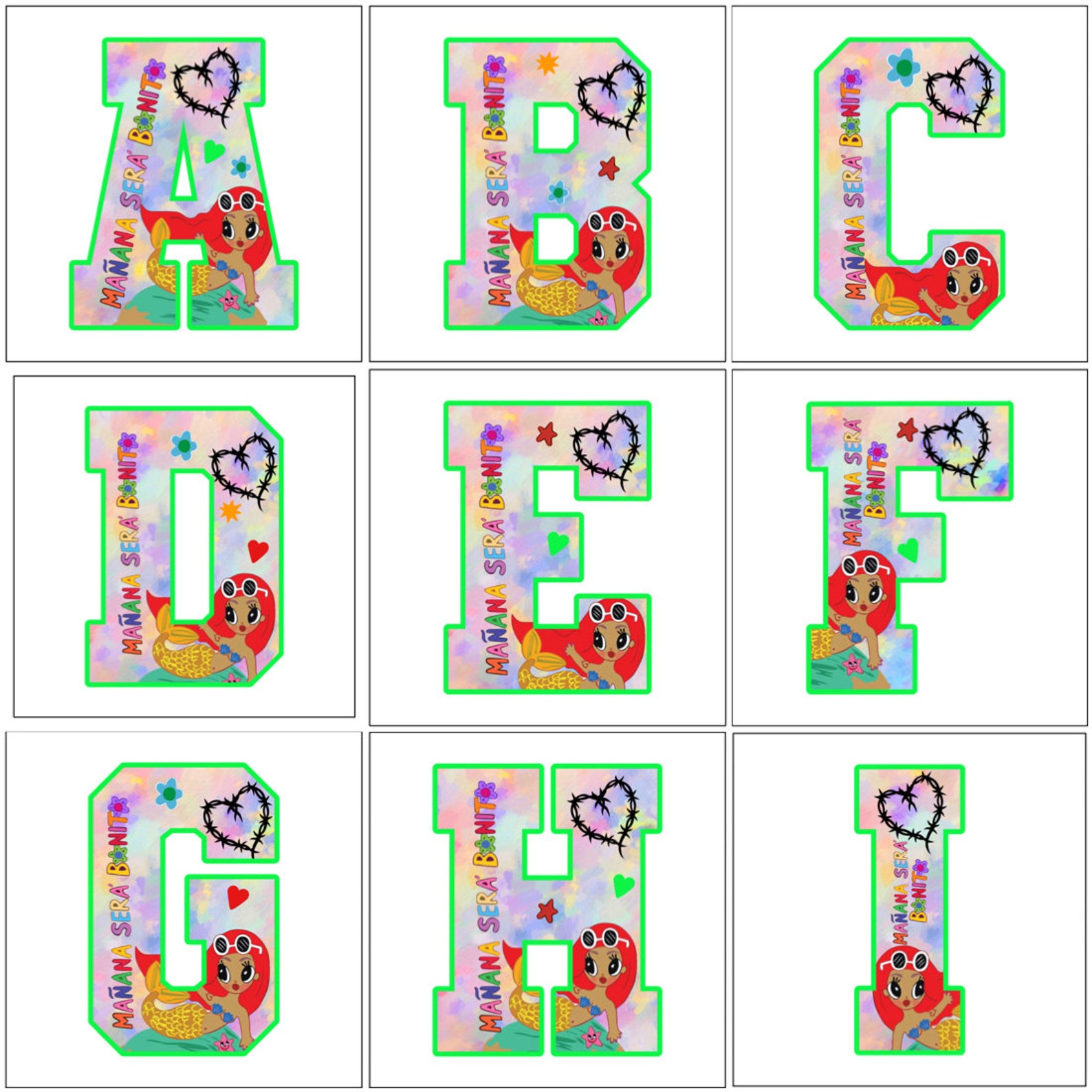 Mañana Sera Bonito, Karol G, Alphabetical Letters Patches, Letras ...