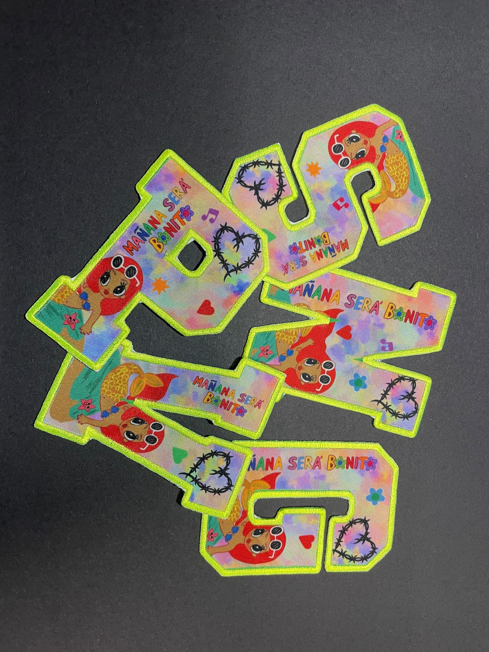 Mañana Sera Bonito, Karol G, Alphabetical Letters Patches, Letras ...