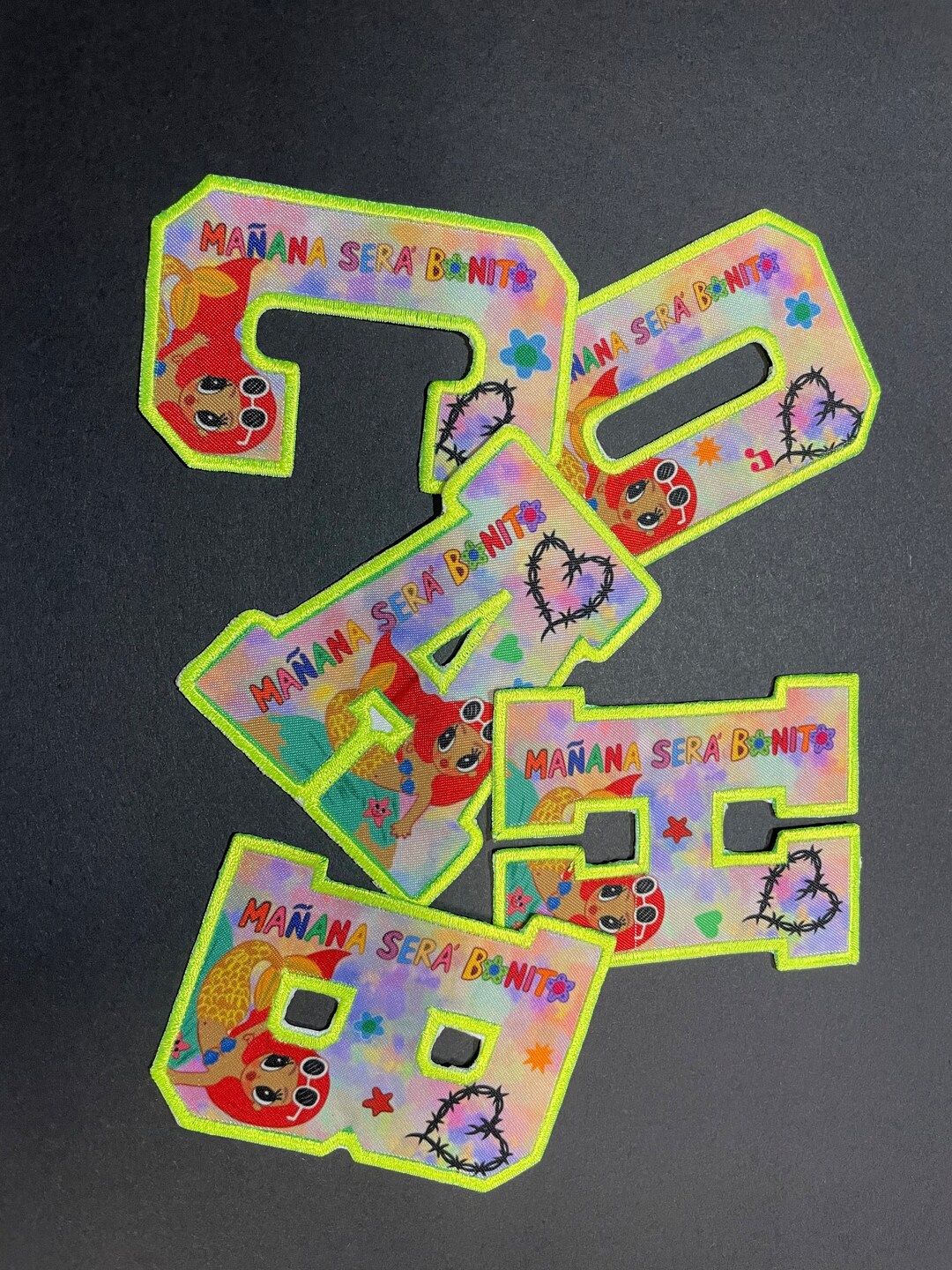 Mañana Sera Bonito, Karol G, Alphabetical Letters Patches, Letras ...