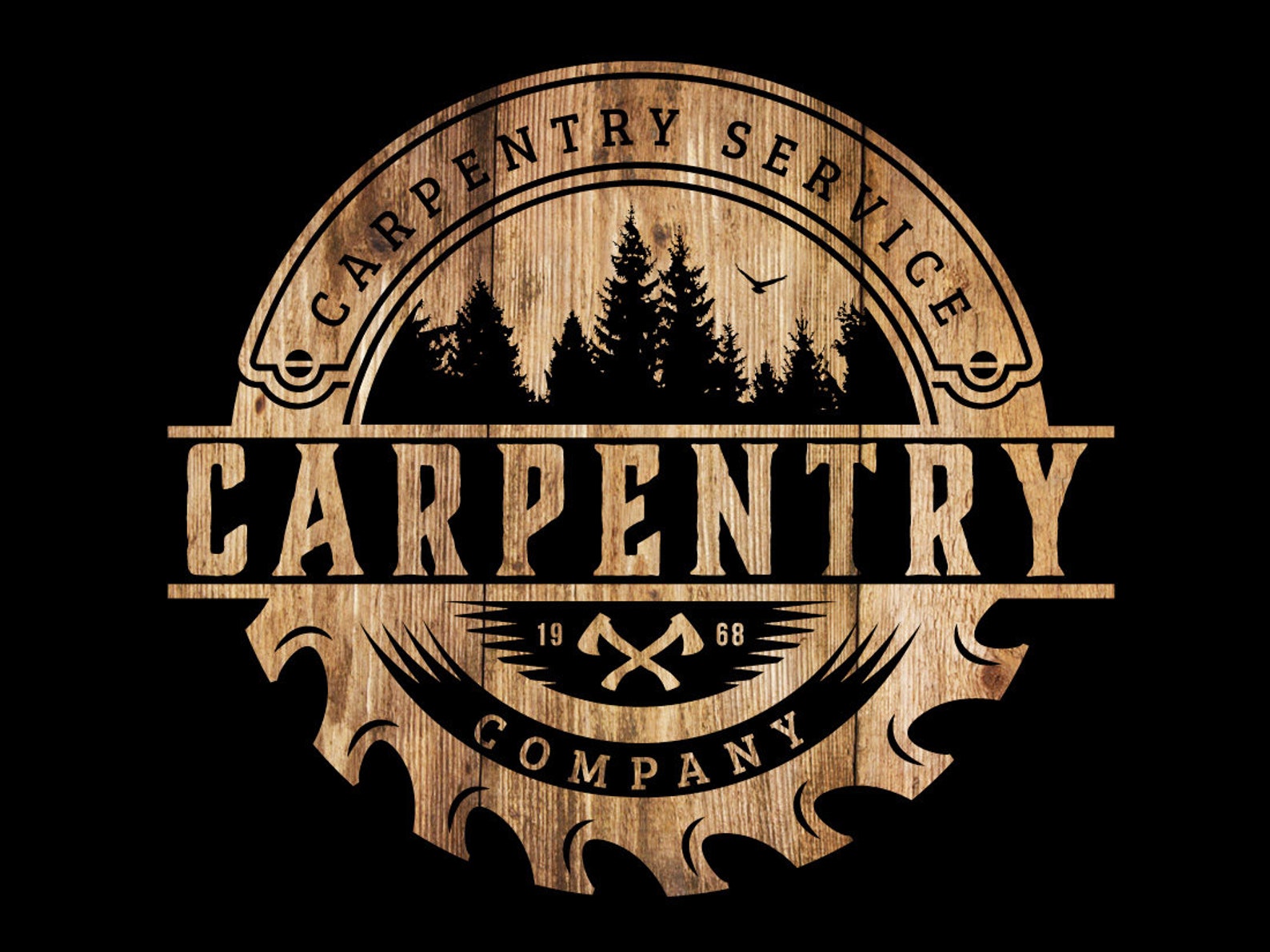 Logo Design - Woodwork and Carpentry Logo - Custom Logo - Business Logo ...