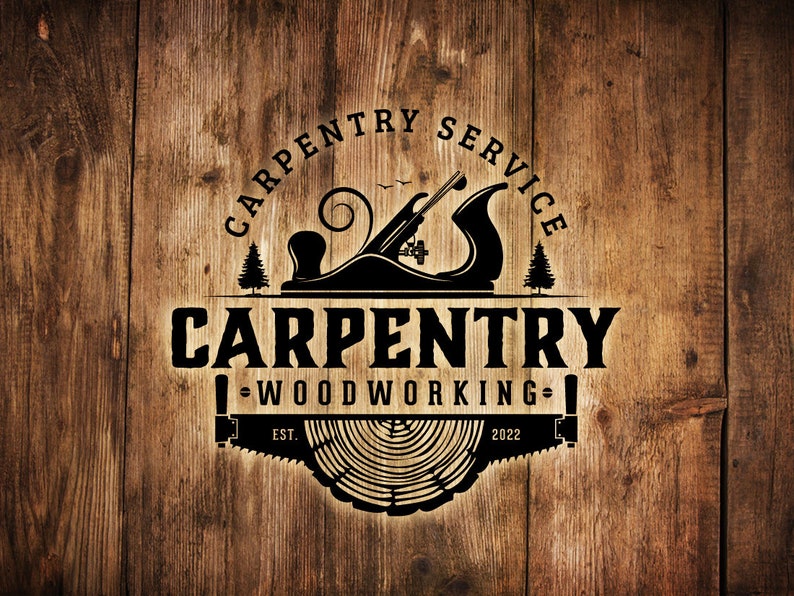 Logo Design - Woodwork and Carpentry Logo - Custom Logo - Business Logo ...