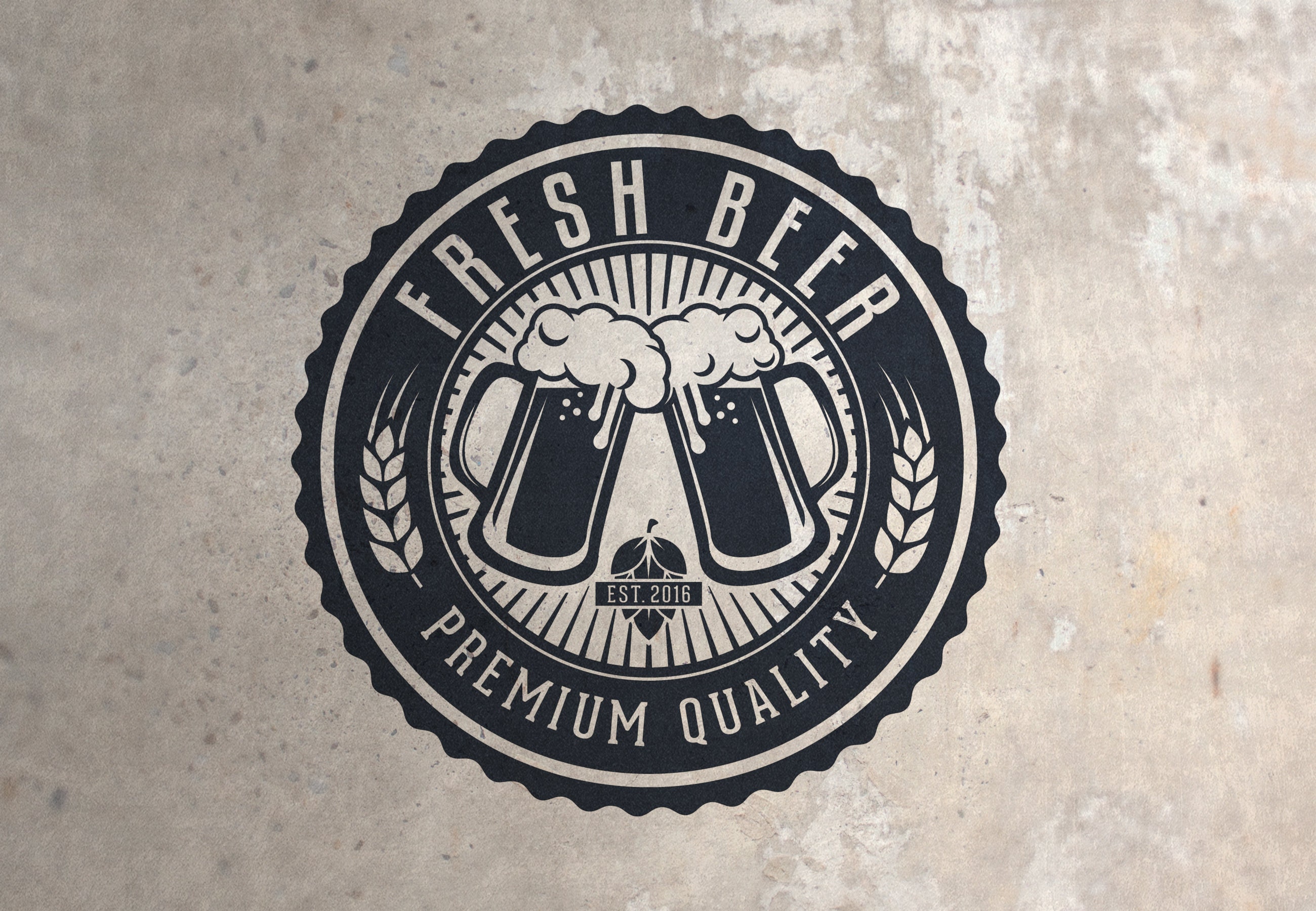 Business Logo - Business Branding - Beer - Emblem Logo - Badge - Beer ...