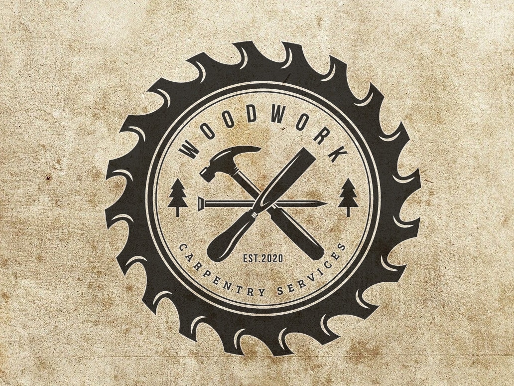 Logo Design Woodwork and Carpentry Logo Custom Logo | Etsy