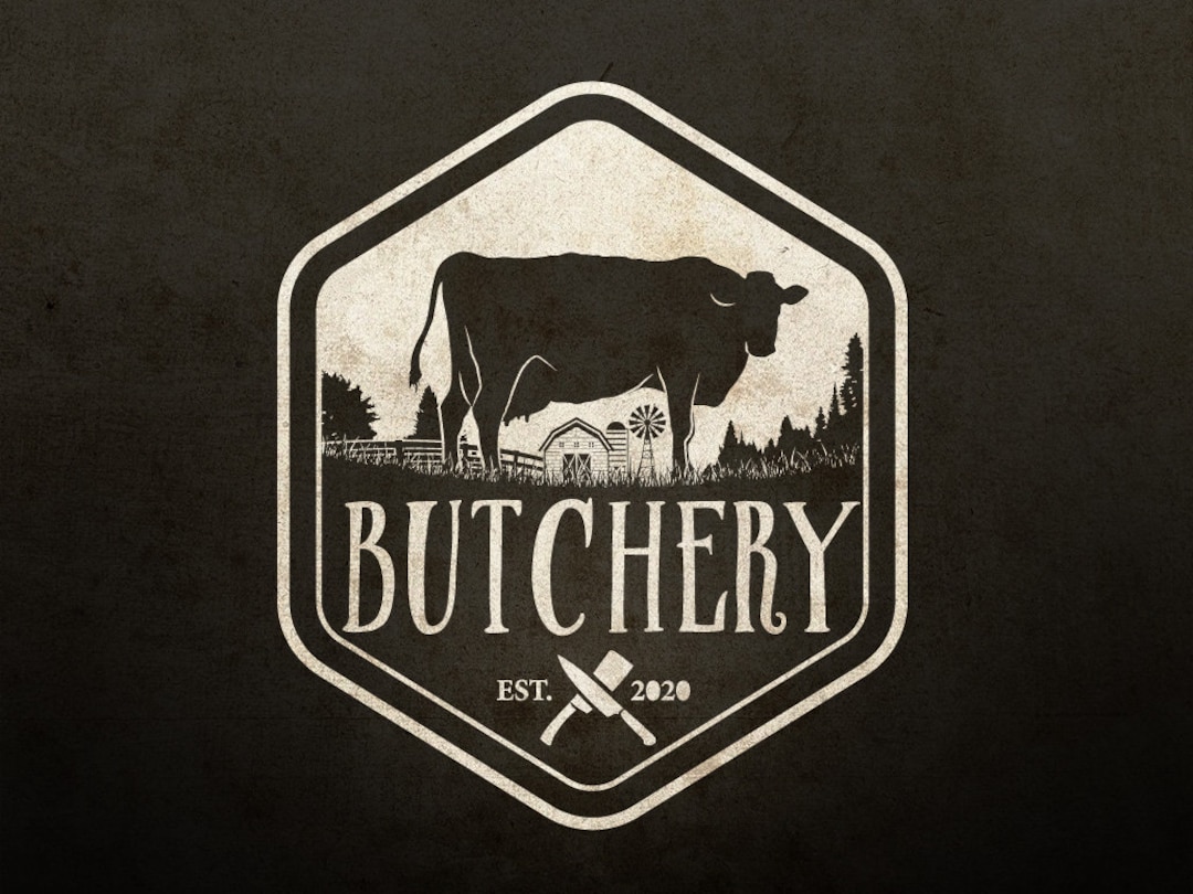Business Logo - Business Branding - Cow - Ox - Emblem Logo - Badge ...