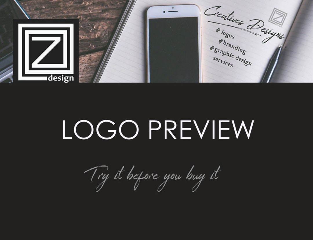 Premade Logo Preview - Try It Before You Buy It Add-on - Preview Your ...