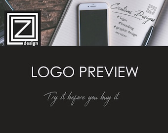 Premade Logo Preview - Try It Before You Buy It Add-on - Preview Your ...