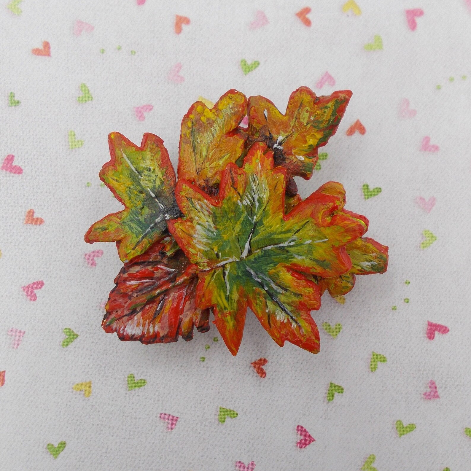 Golden AUTUMN LEAF BROOCH Autumn Leaf Pin Autumn Leaves - Etsy