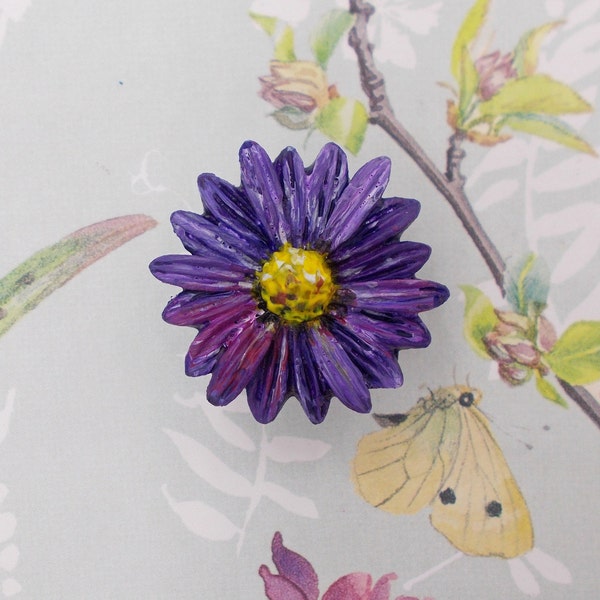 Lilac Brooch - Etsy