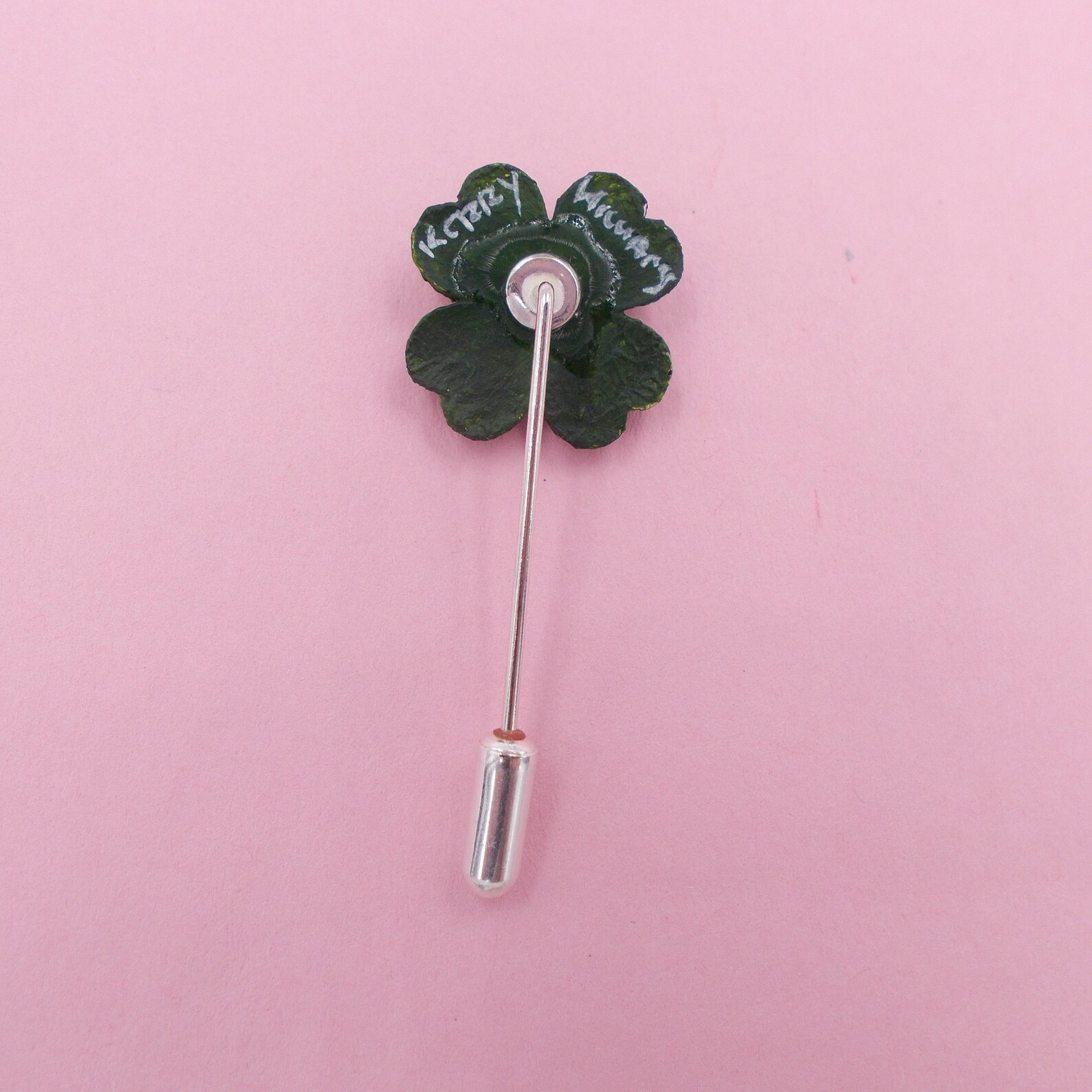 Small FOUR LEAF CLOVER Pin Lucky Four Leaf Clover Pin Good | Etsy UK