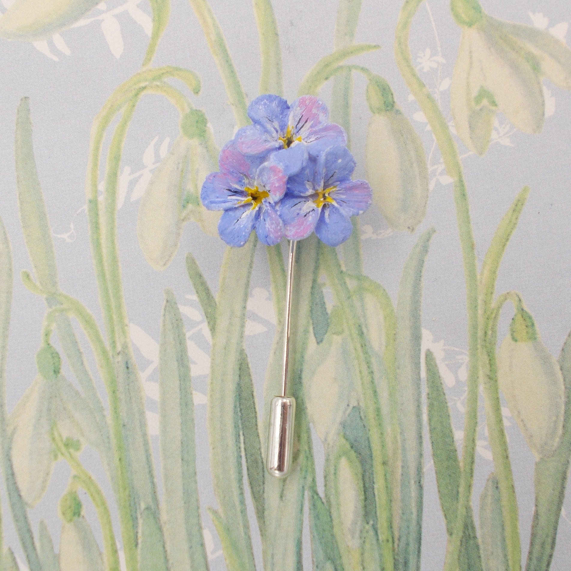 FORGET-ME-NOT Pin Forget-me-not Brooch Forget-me-not Blue | Etsy