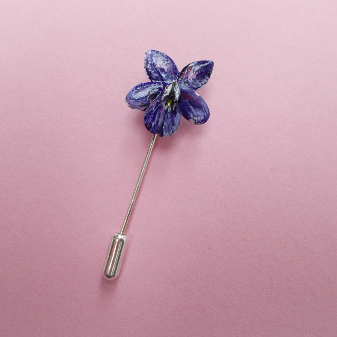 SWEET VIOLET PIN Purple Violet Pin Floral Purple Wedding - Etsy UK