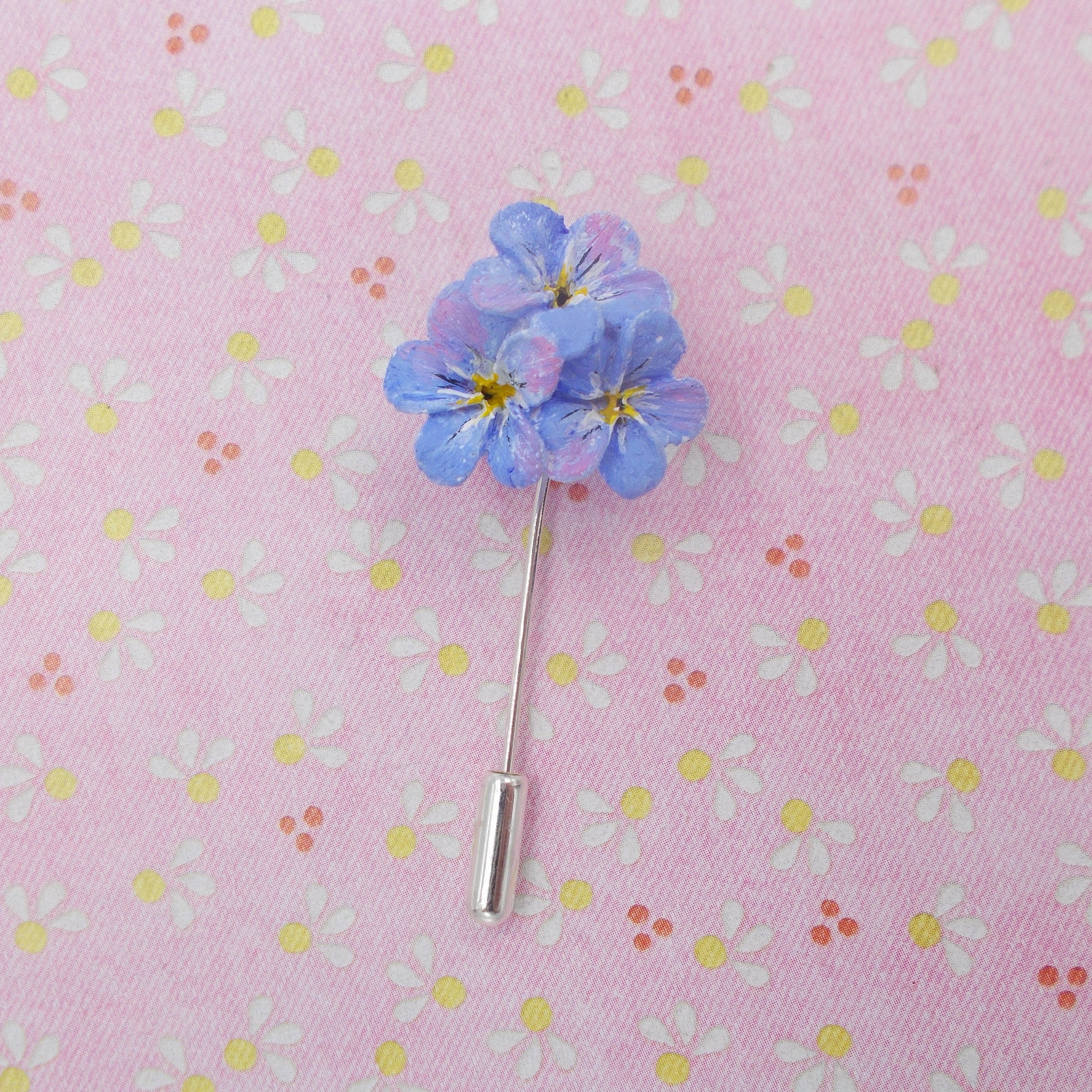 FORGET-ME-NOT Pin Forget-me-not Brooch Forget-me-not Blue | Etsy