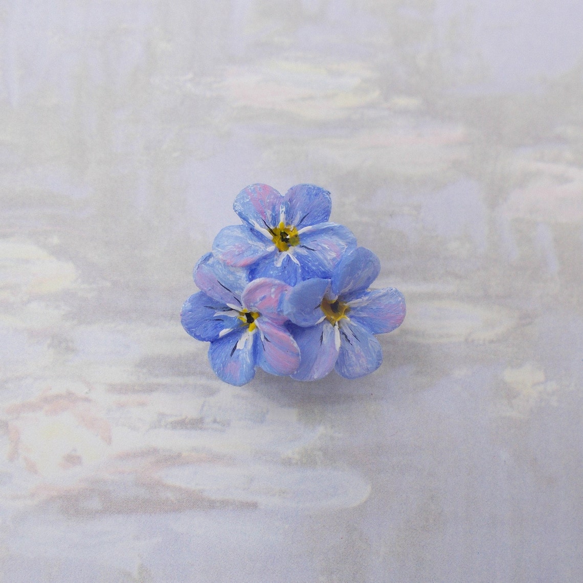 FORGET-ME-NOT Brooch Forget-me-not Pin Forget-me-not Blue - Etsy Australia