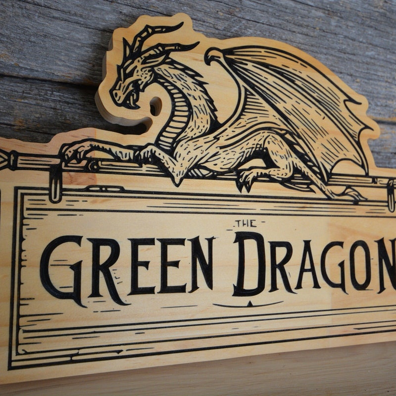 The Green Dragon Inn - Etsy