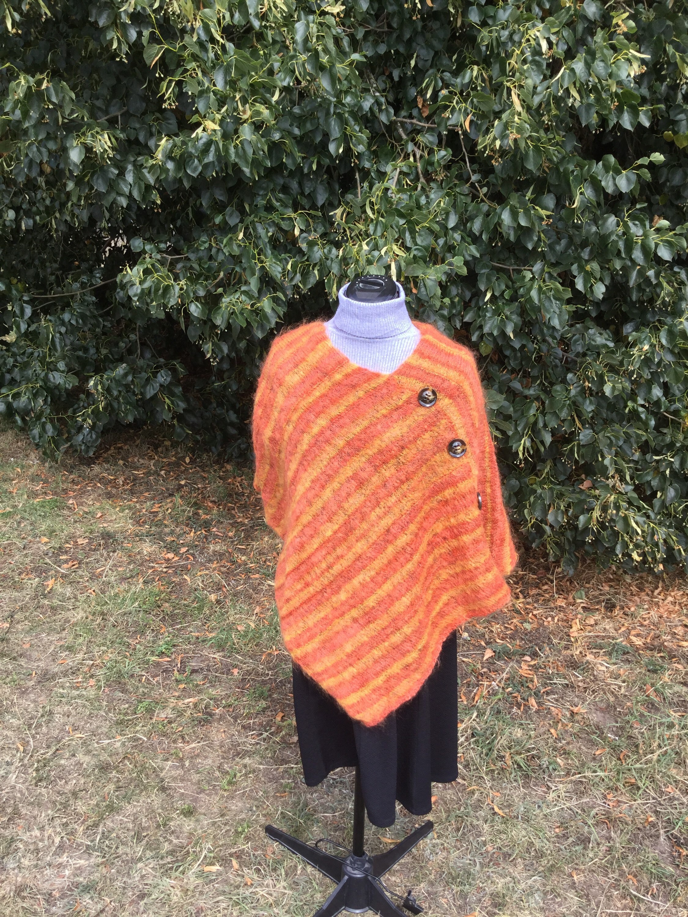 Poncho, Handmade Item , Handmade Gift , Unique Gift , Hand Knitted Gift ...