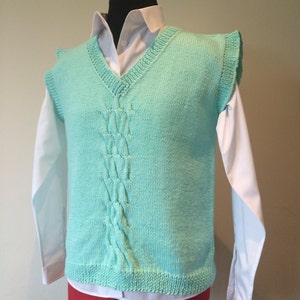 Ladies Vest Hand Knitted Top Handmade , Ladies Vest , Hand Knit ...