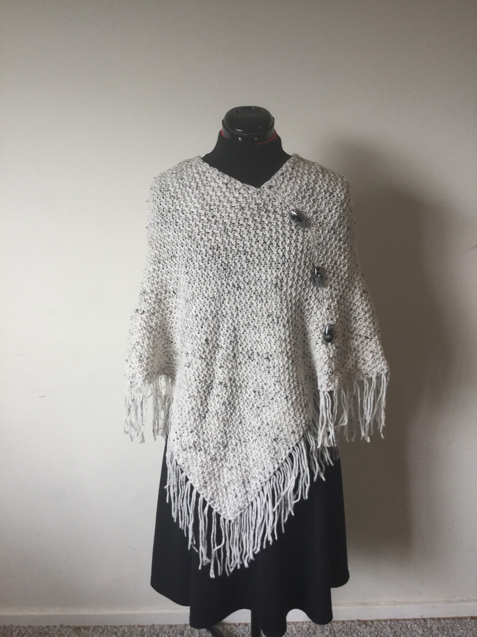 Poncho,, Handmade Poncho, Hand Knitted Poncho - Etsy