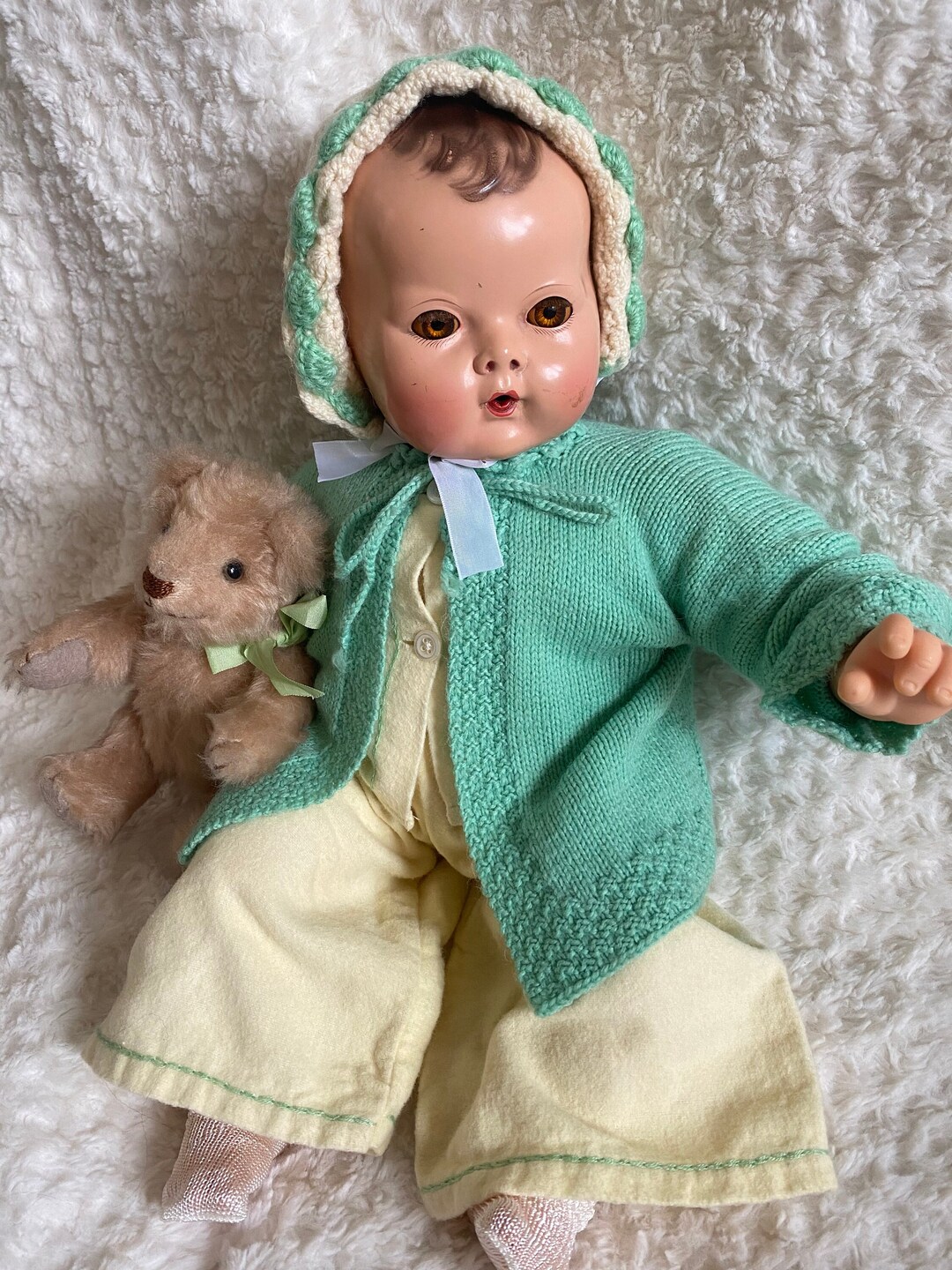 Vintage Effanbee Dy-dee Jane Doll: 15" Mold 2, Restored / Replaced Body ...
