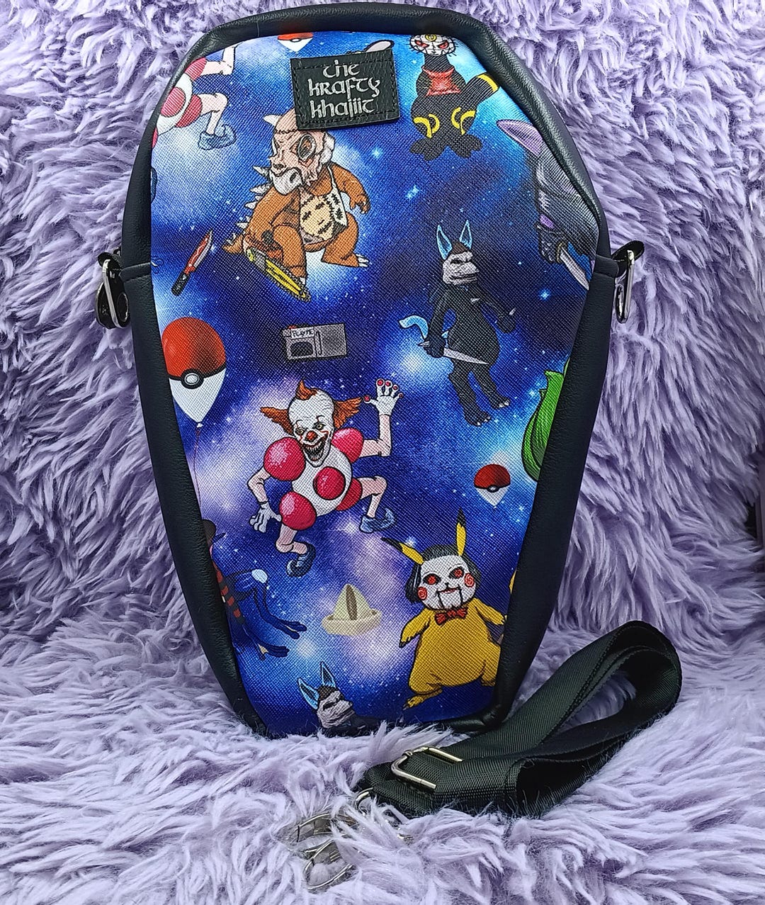 Horror Pocket Monsters Coffin Shaped Bag - Etsy