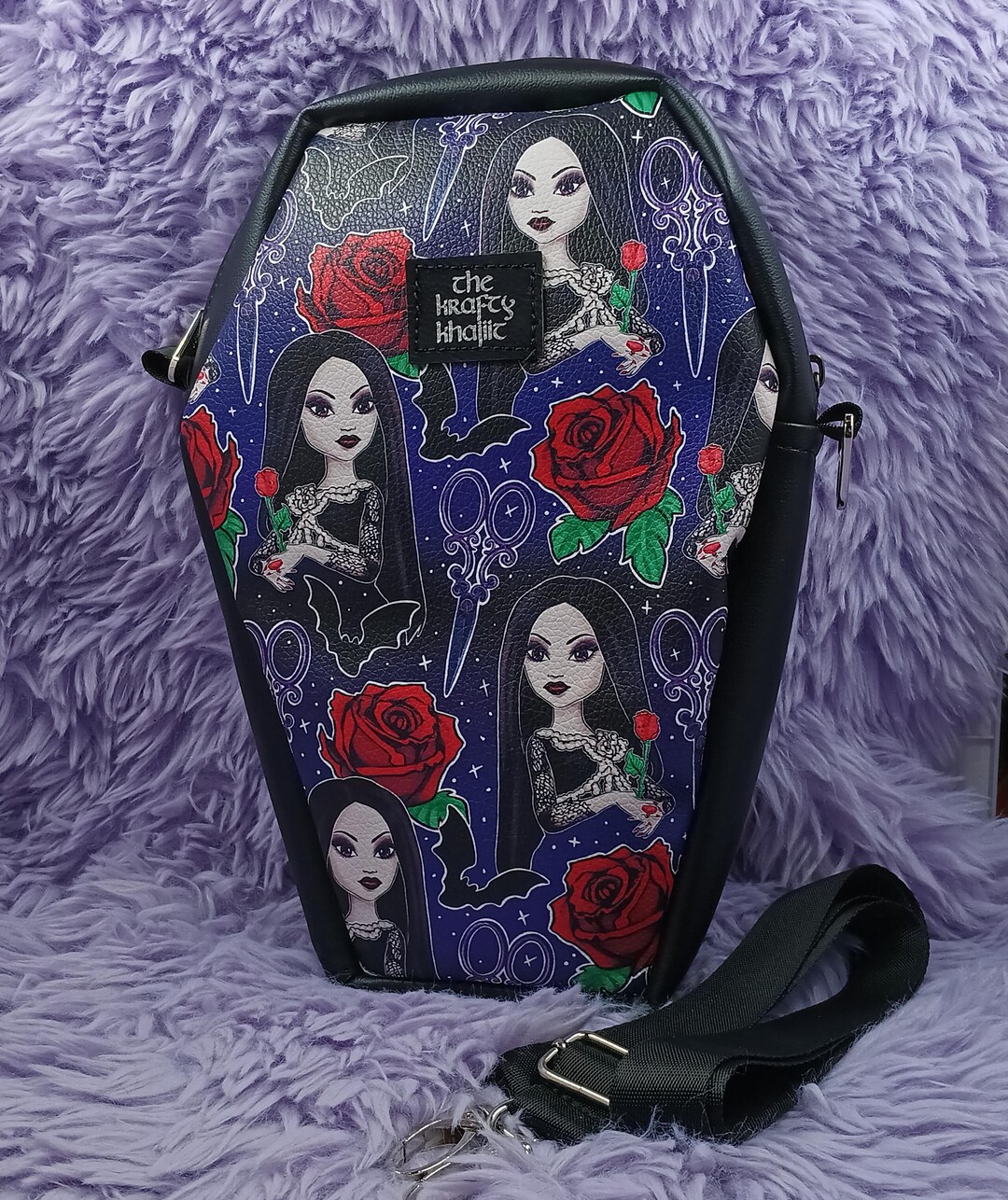 Morticia Coffin Shaped Bag - Etsy