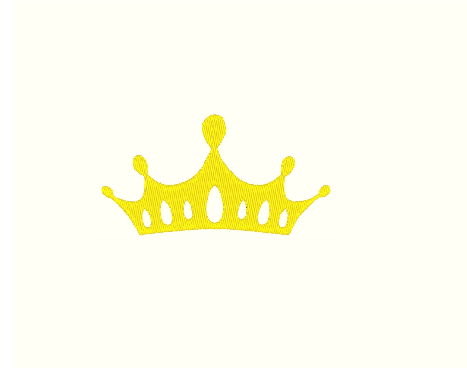 Little Princess Crown MINI EMBROIDERY / INSTANT Embroidery Fill Stitch ...
