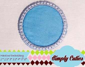 Circles Machine Embroidery Design, Circles Pattern Embroidery, Machine ...
