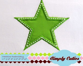 Patriotic Blue Star Machine Embroidery Design Instant - Etsy