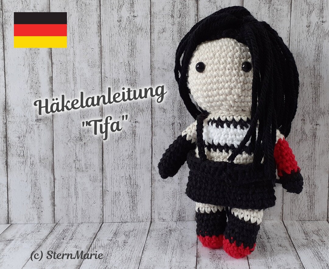 Tifa Lockhart Amigurumi FF VII Inspired - PDF Pattern German - Etsy
